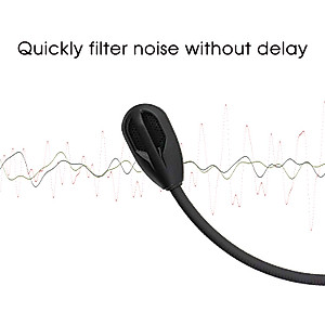 Detachable Microphone Mic Fits for Kingston HyperX Cloud Flight/Flight S for PS4 PS4 Pro Computer PC Gaming Headsets Noise Cancelling Replacement Mic 3.5mm Jack
