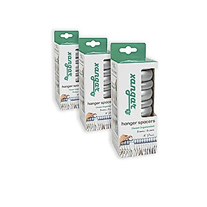 Xangar 30 Pack Hanger Separators, Silver