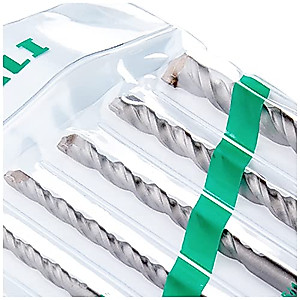 Amazon Brand - Denali Masonry Drill Bit Set, 7-Piece