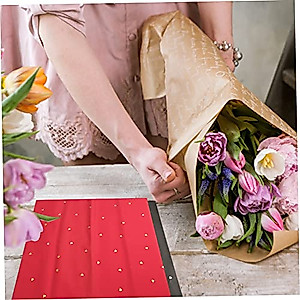 NOLITOY 60 Pcs Flower Wrapping Paper Gift Wrapping Paper Wrapping Paper for Flowers Flower Packing Paper Unique Wrapping Paper Floral Packing Paper Gift Paper Fruit Basket Wedding Opp