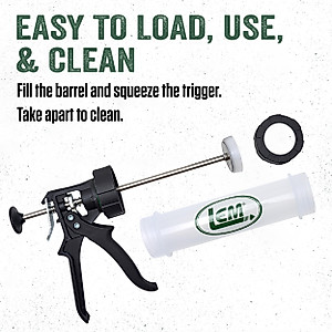 LEM Products Jerky Gun with Nozzles, Backwoods Seasonings, Plastic