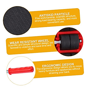 1 Set Moving Artifact Heavy Furniture Mover Furniture Mover Slider Furniture Lifting Tool Heavy Furniture Moving Pulley Turnicate Kit Door Knob Cushion Rubber Household Lifting Rod
