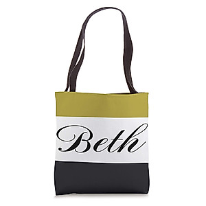 Personalized Name Beth Employee Bridal Birthday Gifts Tote Bag