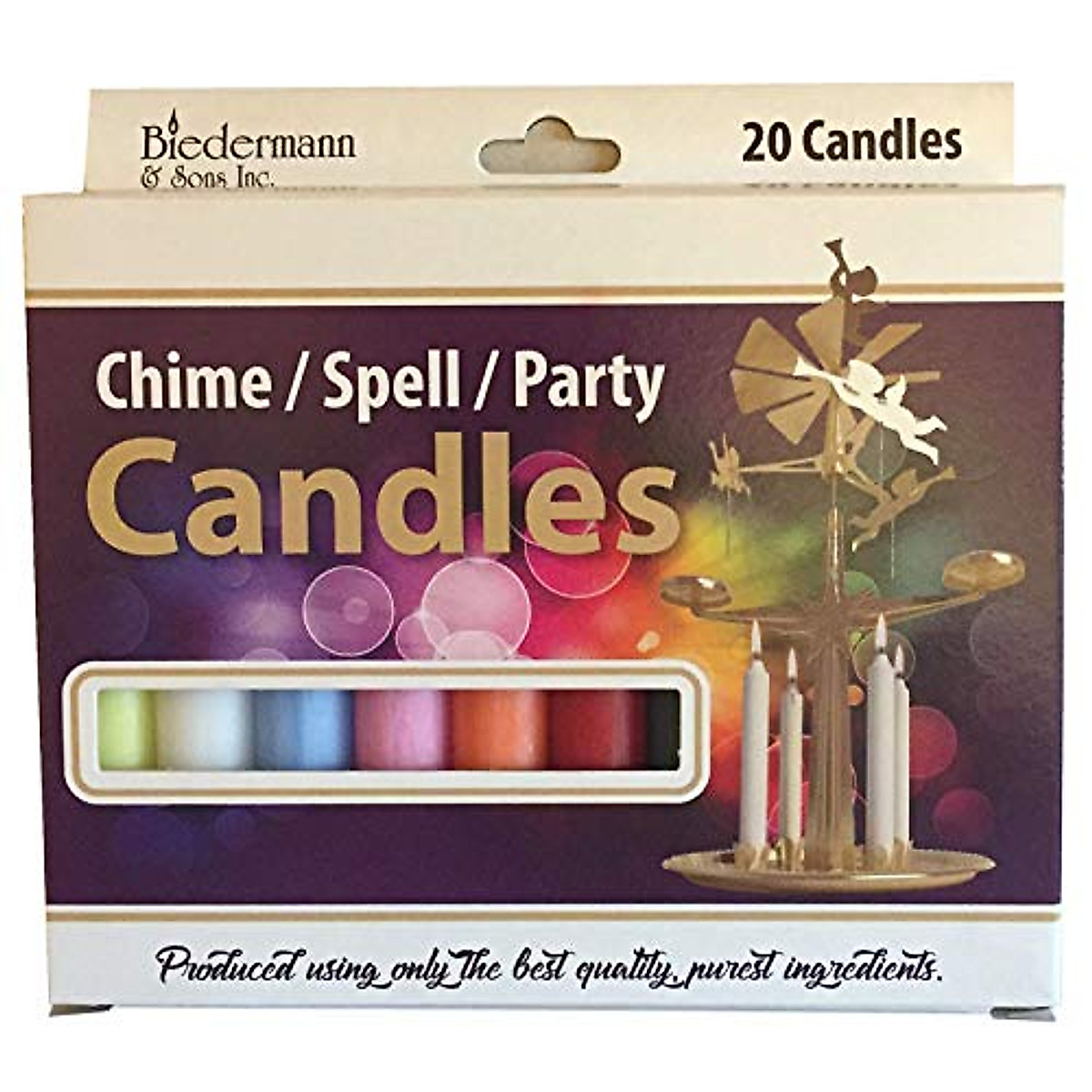 Set of 20 Assorted Colors Mini Ritual Chime/Altar/Spell Candles