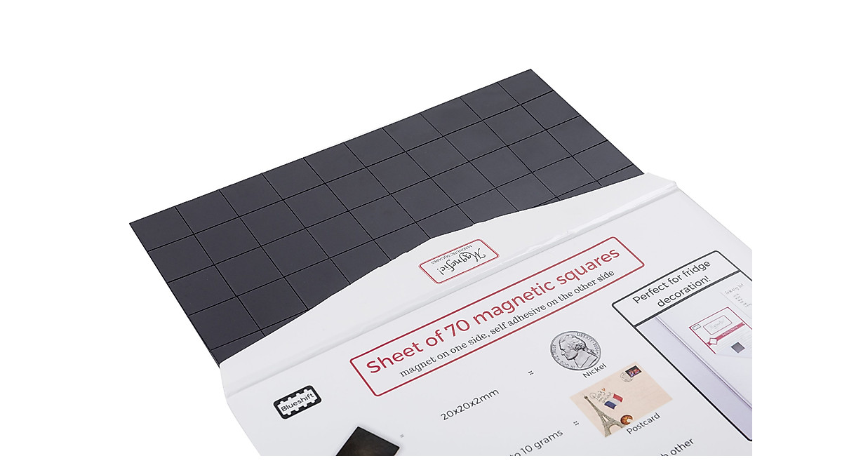 Magnefic Magnetic Squares - Strong, Adhesive & Versatile for DIY ...
