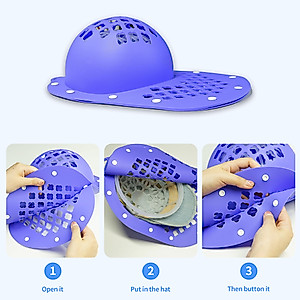 ZHUOMINGJIA Silicon Hat Washer Cage，Suitable For Dishwashers，Dryer，Can Be Reused，Maintain The Shape Of The Hat， For Adults And Kids Ball Caps,Flat & Curved Hats