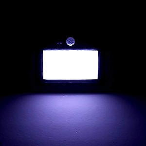 Zerone Solar Powered Light, 28 LED Solar Sensor Light Garden Light Wall Light Turns on Automatically 3 Modes for Home Garden