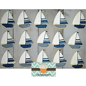 Sailboat 3.5 Inch Cookie Cutter from The Cookie Cutter Shop – Tin Plated Steel Cookie Cutter