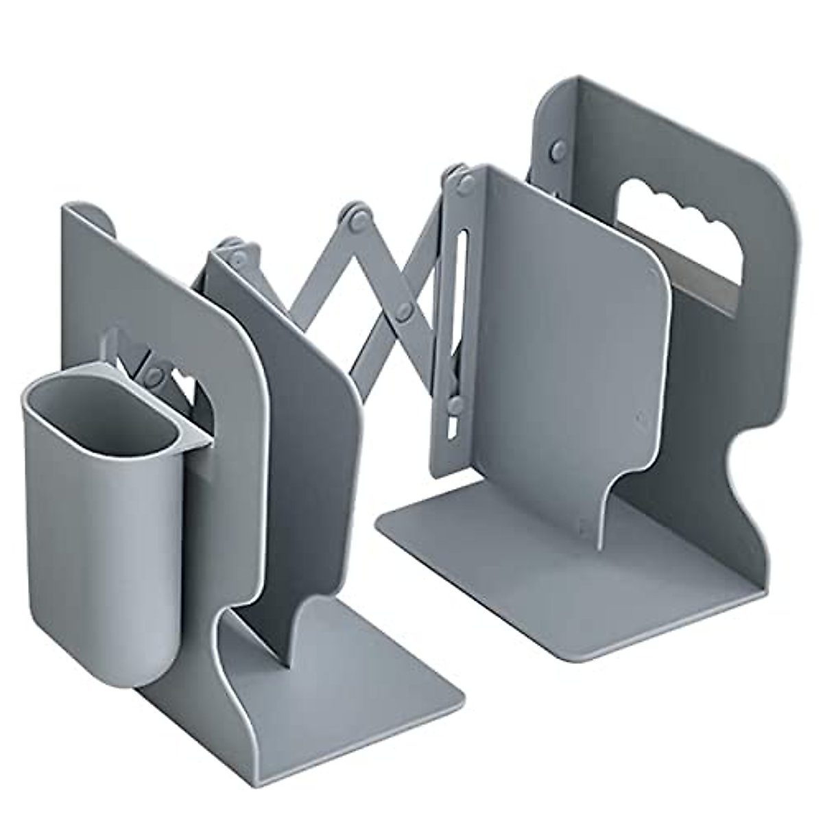 SZYAWsd File Sorters Telescopic Bookshelf Book Stand Book Stand Adjustable Bookshelf Desk Storage Box with Pen Container