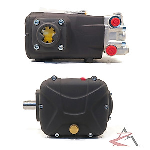 Genuine OEM Annovi Reverberi Horizontal Pump for Pressure Washer for Interpump WS101, 24mm Shaft