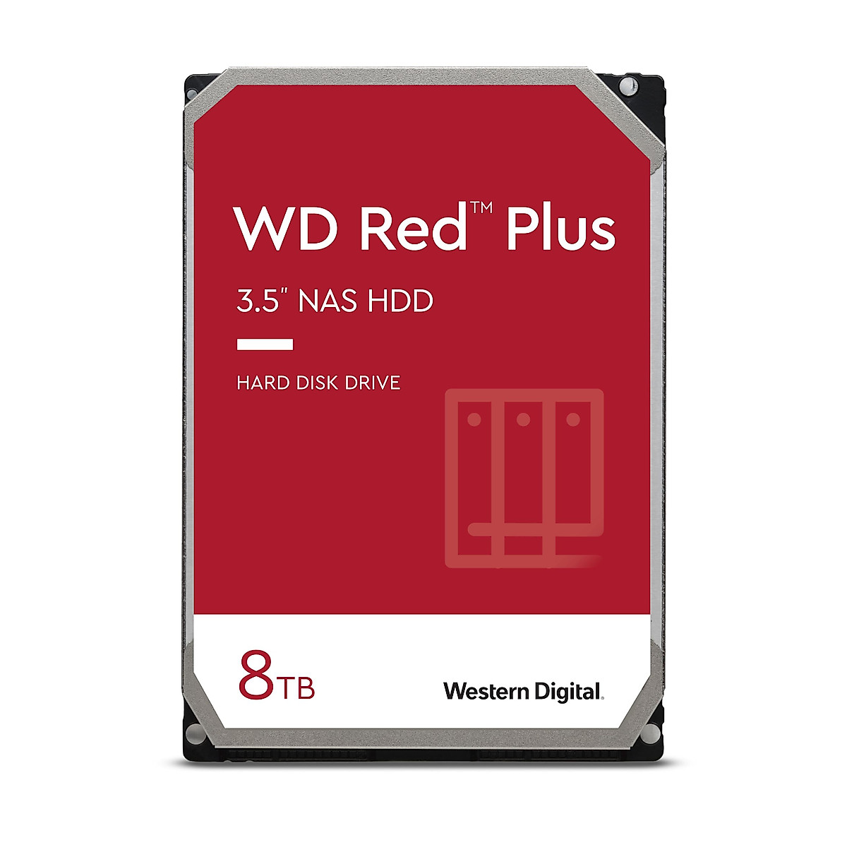 WD Red 8TB NAS Internal Hard Drive - 5400 RPM Class, SATA 6 Gb/s, 256 MB Cache, CMR, 3.5" - WD80EFAX