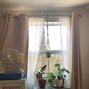 Mzekgxm 4 Pack Large S Hooks for Hanging Heavy Duty, 6 inch Non Slip Vinyl Coated Metal Closet S Hooks for Hanging Kitchen Utensil Pot Pan Cups Clothes Jeans Towels Hats Bags Plants (Black)