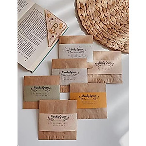 Personalized Hand Embroidered Corner Bookmark, 26 Letters Hand Stitched Felt Corner Letter Bookmark, Cute Flower Embroidery Bookmarks for Book Reading Lovers Meaningful Gift (M, Summer)