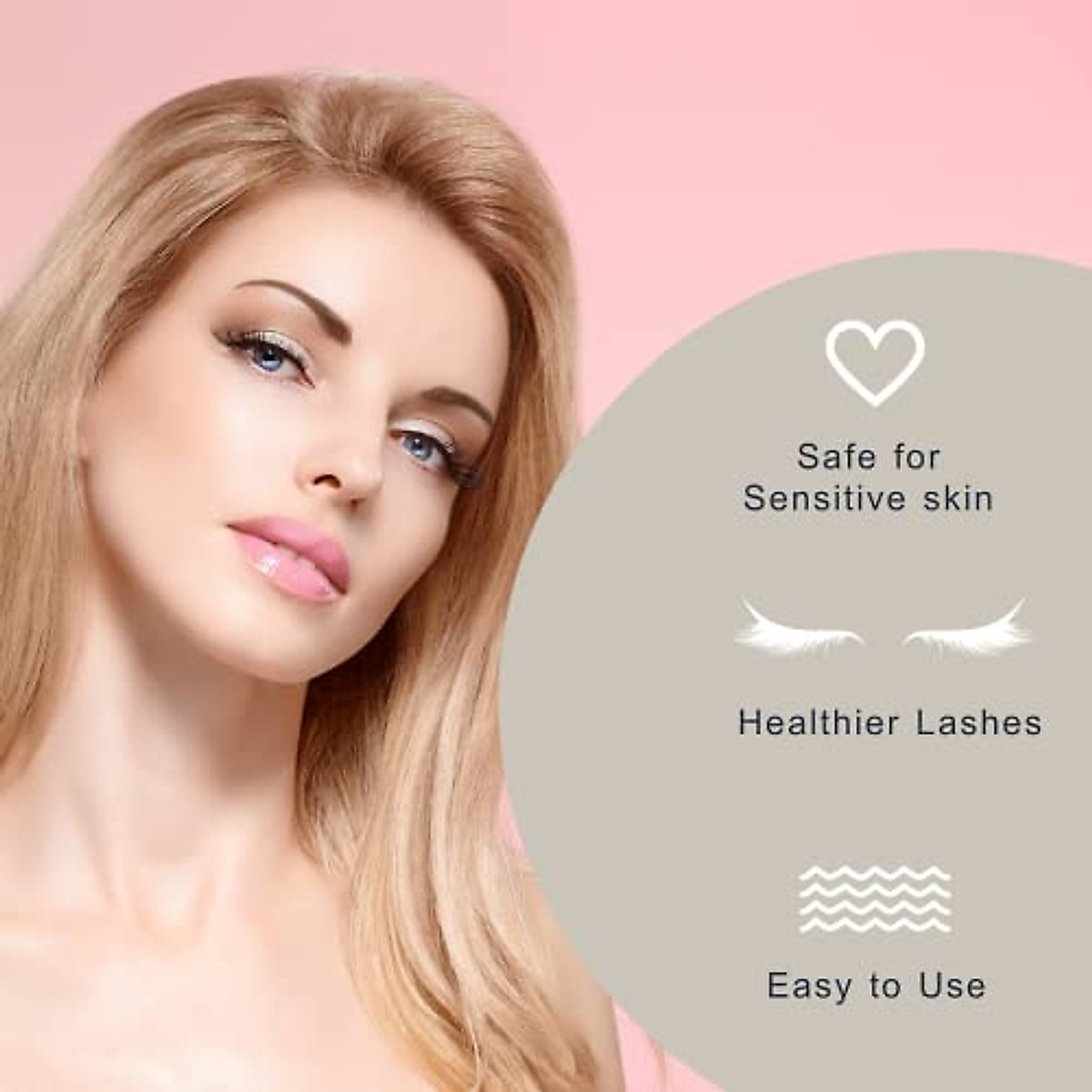 Lash Shampoo for Lash Extensions Kit - Cleaning Brush & Mascara Wand - Sensitive Foaming Eyelash Extension Cleanser Eye Makeup Remover - Paraben, Sulfate, Oil Free - Salon & Home Use (60ml/ 2fl Oz)