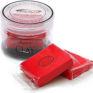 Car Clay Bars Auto Detailing 2 Pack 100g by TAKAVU, Premium Medium Grade Material, Auto Detailing Magic Clay Bar Cleaner for Cleaning Cars, RV, Boats and Bus