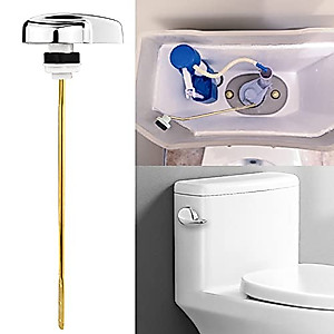 Ullnosoo TOTO Toilet Handle Replacement Parts, for TOTO THU004-CP, Upgraded Copper Trip Lever for St701 Cst854 Cst884 Cst864L Cst863 Cst853, Side Mount Zinc Alloy Toilet Flush Handle