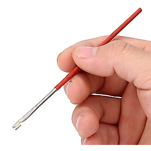 Jiayouy Woodwind Instrument Repair Tool Kit Spring Hook Double Headed Flat Pad Screwdriver Set for Sax Clarinet Oboe Flute Piccolo 3PCS