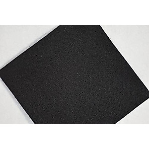 Acrylic Felt Fabric 72" Wide by 36" Long | Craft Felt for DIY Projects, Costumes, Decoration, Holidays | IceFabrics | 1 Yard - Black