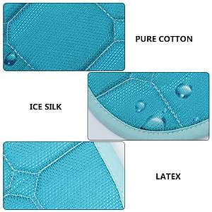 TOYANDONA Baby Seat Liner Ice Silk Infant Car Seat Cooler Stroller Cooling Mat Breathable Seat Pad Cushion for Universal Car Seat & Stroller(Random Color)