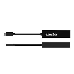 Asustor | AS-U2.5G2 | USB3.2 Gen 2 Type-C to 2.5GBase-T (RJ-45 2.5 Gigabit LAN) Adapter | for MacBook, Chromebook, Windows 10 or 8.1, and Mac OS…