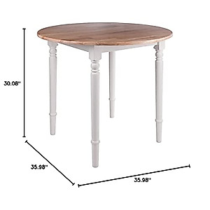 Winsome Sorella Dining, 30 H, Natural/White