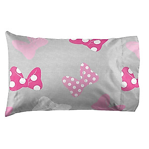 Jay Franco Minnie Mouse Faces 5 Piece Twin Bed Set (Offical Disney Product)