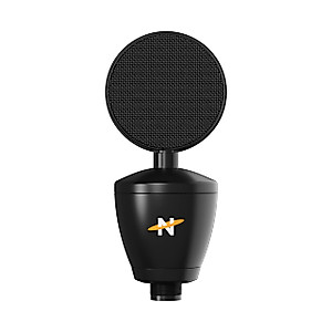 NEAT Microphones Neat Worker Bee II - Cardioid Medium Diaphragm Condenser Microphone with Internal Capsule Shock Mount, for Recording, Podcasting, Streaming, and Gaming, XLR Output - Black