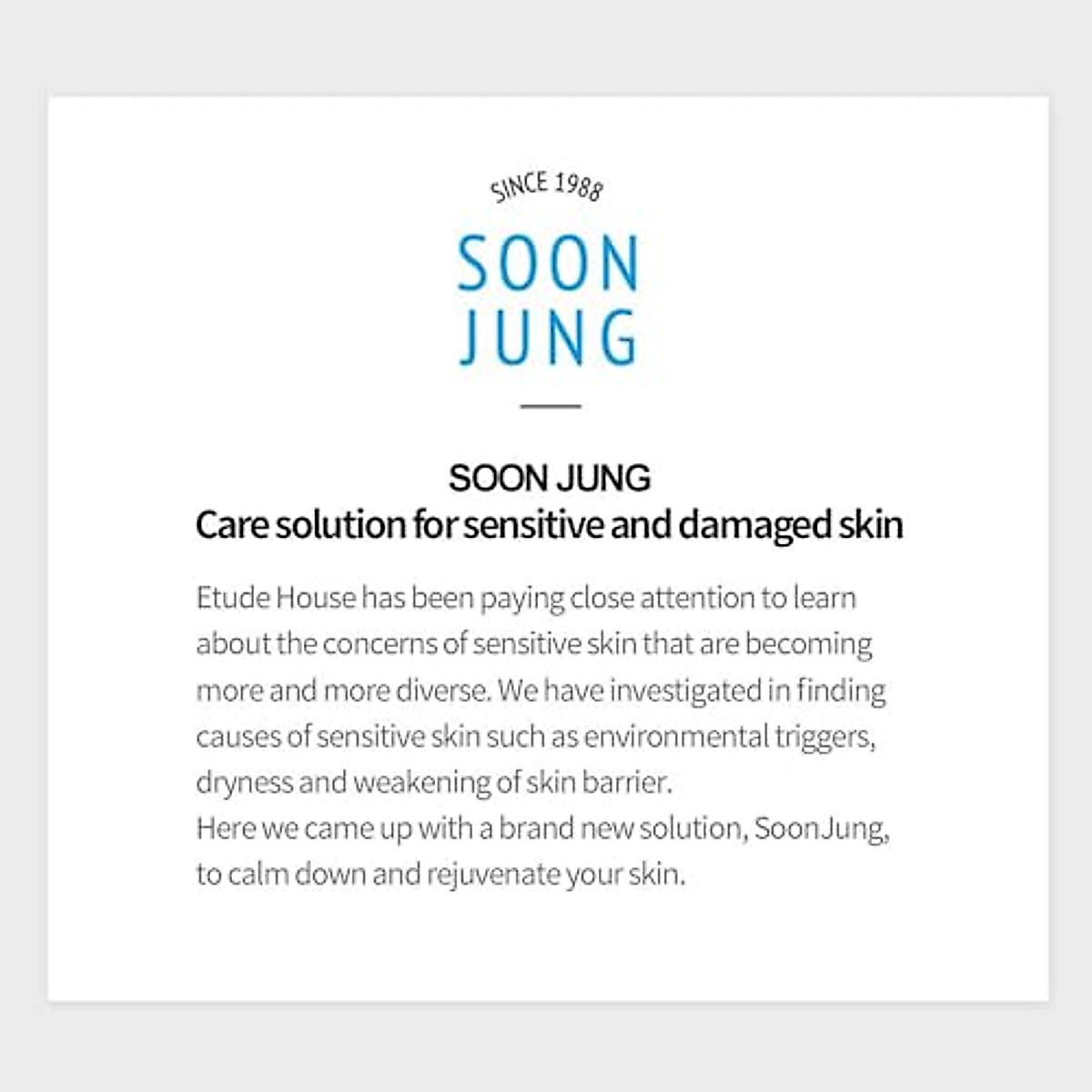 ETUDE HOUSE Soonjung Hydro Barrier Cream 75ml (New Version) | Moisturizing and Soothing Cream | Non-Comedogenic, Hypoallergenic & Fragrance Free Moisturizer for Face