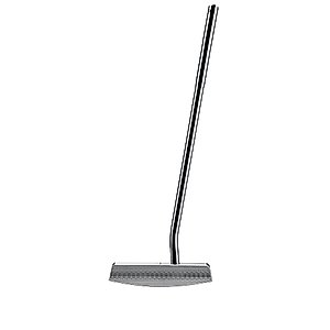 Bell N-360 No-Offset Single Bend CNC Milled Upright Lie Toe Balance Golf Putter (75 Degree Lie) + Tacki-Mac Black Pistol Standard Grip | Made in USA (Left, 37)