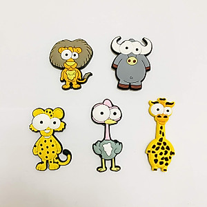 VLOOK Refrigerator Magnets Toddlers Farm Animal Fridge Magnets for Kid Girls Boys Whiteboard Educational Magnetic Toys for Preschool Learning