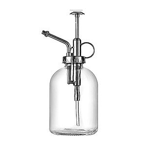 Smooth Flat Glass Watering Can Gardening Tools Glass Watering Can Gardening Plant Kettle Pressure Adjustable Sprayer