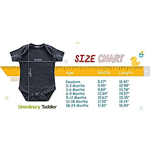 Unordinary Toddler my parents did not practice social distancing newborn baby funny quarantine announcements bodysuit (Charcoal Black, 3-6 Months)