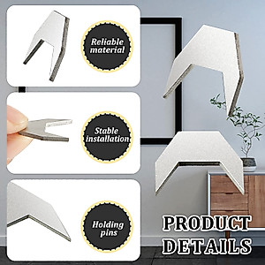 Drawer Stops, Drawer Stoppers for Dresser Metal Drawer Stops Antique Style Drawer Track Guide and Glides Stopper Furniture Parts Accessories for Drawers (24)