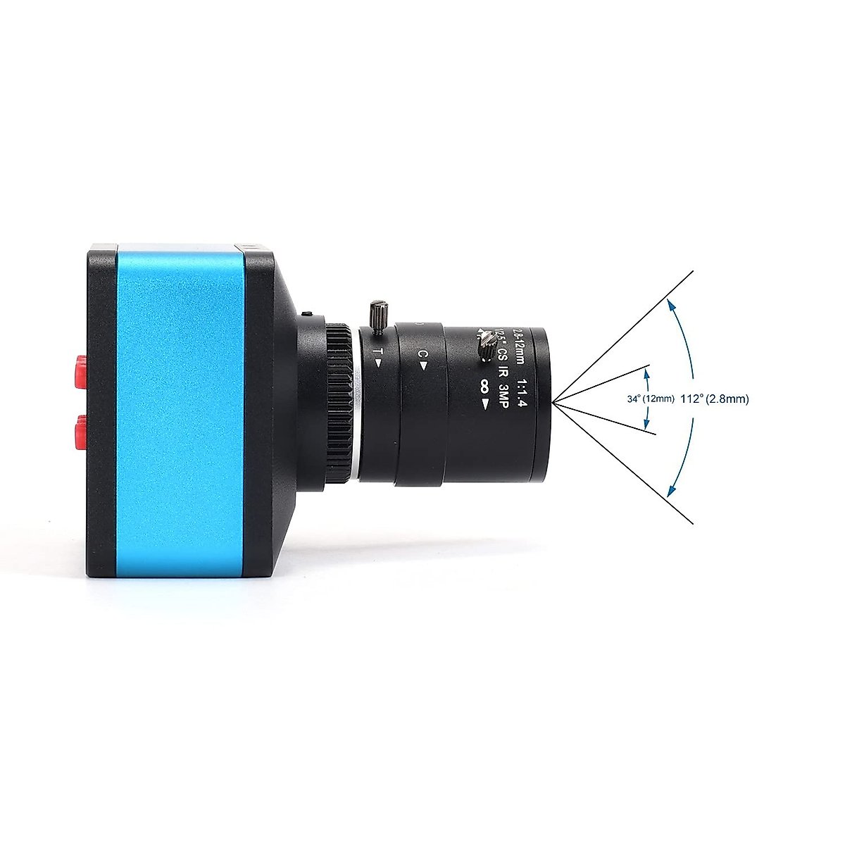 HAYEAR 4K UDH 2160P 1080P HDMI USB Industrial Microscope Camera for Machine PCB Board CPU Repair Soldering；PC Support Windows/Mac/Linux System