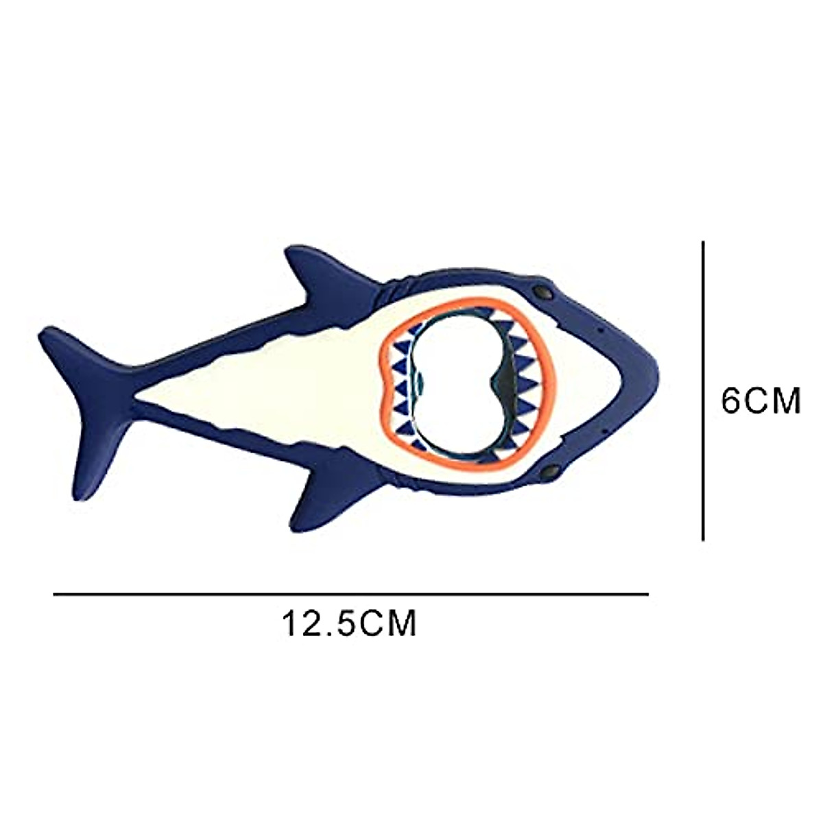 ARFUKA Bottle Opener Shark Beer Bottle Opener Magnet 3d Cute Cartoon Animal Soda Beverage Bottle Opener Bar Kitchen Tool Gift Blue