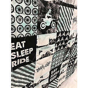 Baby Nursery/Toddler Crib Set, Motorcycle, Dirt Bikes, Motorcycles, Chevron, Nursery Room, Babylooms