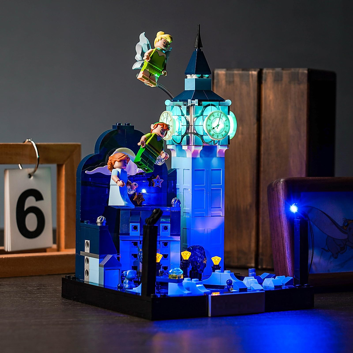 BrickBling LED Light Compatible with Lego Peter Pan & Wendy's Flight Over London, Creative Lighting Kit Compatible with Lego 43232 (Lights Only, No Model)