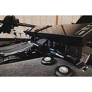 PROcise DEK-It Fish Finder Mounts for Boats, Dual Unit, Low Profile Deck Fish Finder Mount, Depth Finder Mount and Other Fishing Accessories, Marine-Grade Aluminum, Secure and Rust-Proof