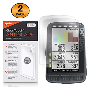 BoxWave Screen Protector Compatible with Wahoo ELEMNT ROAM V1 (2019) - ClearTouch Anti-Glare (2-Pack), Anti-Fingerprint Matte Film Skin for Wahoo ELEMNT ROAM V1 (2019)