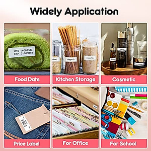 iDPRT Label Maker, UNA 11 Bluetooth Label Maker Machine with Tape, Mini Thermal Printer for 12-15mm Tape, Compatible with Android/iOS, Multi-templates for Home/Organization/Office Labeling, Pink