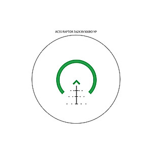 Primary Arms SLX 3X MicroPrism with Green Illuminated ACSS Raptor 7.62x39/300AAC Reticle - Yard