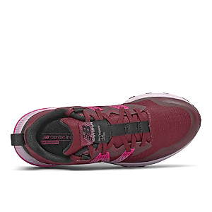 New Balance Women's Dynasoft Nitrel V4 Trail Running Shoe, Garnet/Black, 9