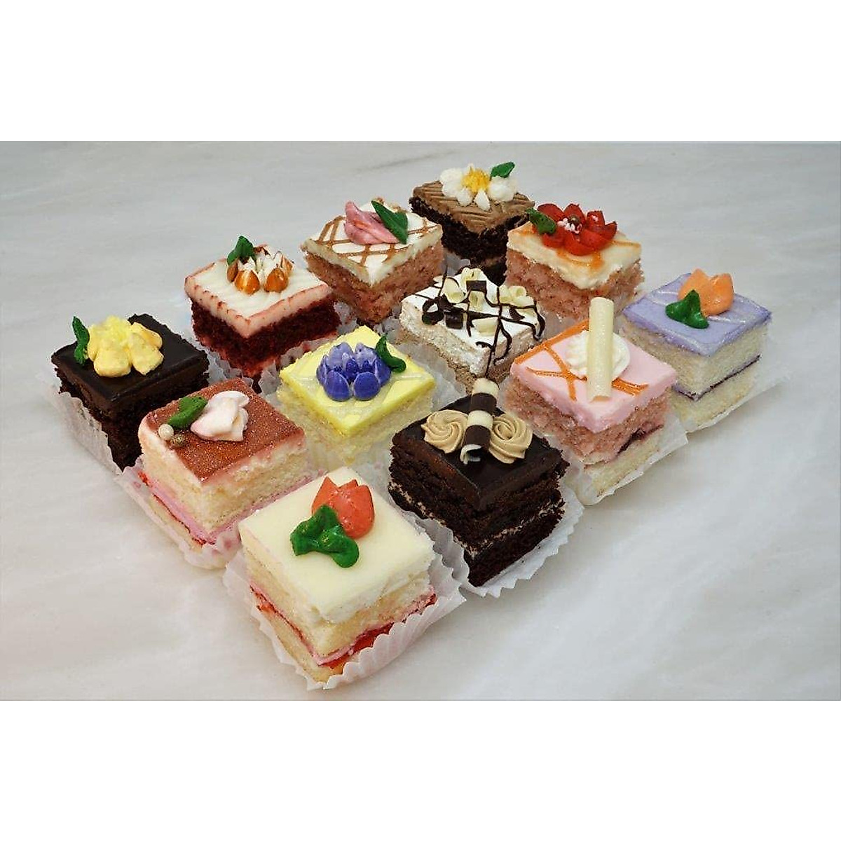 Webake Silicone Square Mold 3x3 Inch Mini Cake Pan for Individual Portion Baking Molds for Pastry, Ice Cube, Jelly, Soap, Candle, Pack of 4