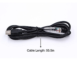 Aimtobest PMKN4147 PMKN4147A USB Programming Cable Compatible for Motorola XPR2500 CM200D CM300D DEM400 DM1400 DM1600 DM2400 DM2600 XiR M3188 M3688 M6660 Radio