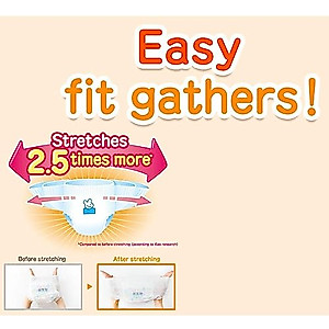 Pull Up Pants Size Medium (11-20 lbs) 58 Counts – Merries Pants Bundle with Americas Toys Wipes – Japanese Diaper Pants Safe Materials, Indicator Prevents Leakage, Soft for Tummy – Packaging May Vary