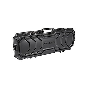 Plano 42” Tactical Series Long Gun Rifle Case, Black, Gun and Accessory Storage with Internal Locking Protective Foam, Hard Double Gun Case for Rifle or Shotgun