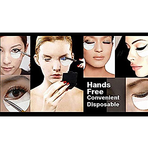 Eyeshadow Stencils, 120 Pcs Eyeshadow Shield, Professional Lint Free Under Eye Eyeshadow Gel Pad Patches For Eyelash Extensions, Lip Makeup