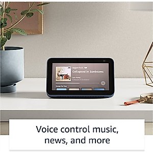 Certified Refurbished Echo Show 5 (2nd Gen, 2021 release) | Smart display with Alexa and 2 MP camera | Charcoal