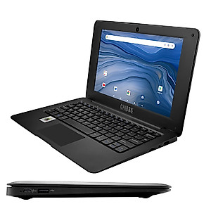 10.1" Inch Kids Laptop Computer Powered by Android 12, Quad core Processor, 2gb Ram + 64gb ROM, Camera, Bluetooth, 2* USB, Wi-Fi- Black