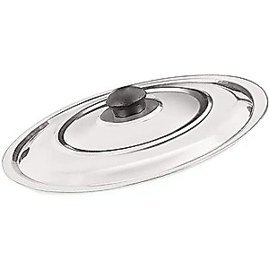 YADNESH Nonstick Aluminum Appam Pan, 12 Pits, Includes Lid, Easy to Clean, Dimension: Length 9", Width 9", Height 2"